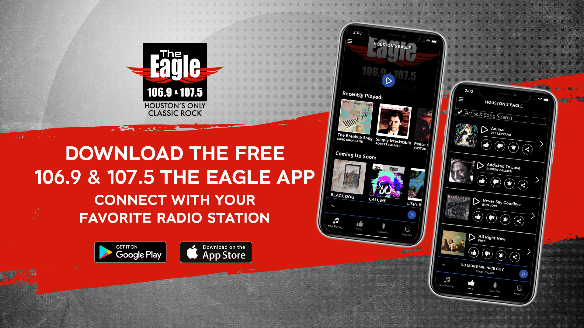 LISTEN LIVE: Listen to Houston’s Eagle now! - The Eagle 106.9/107.5