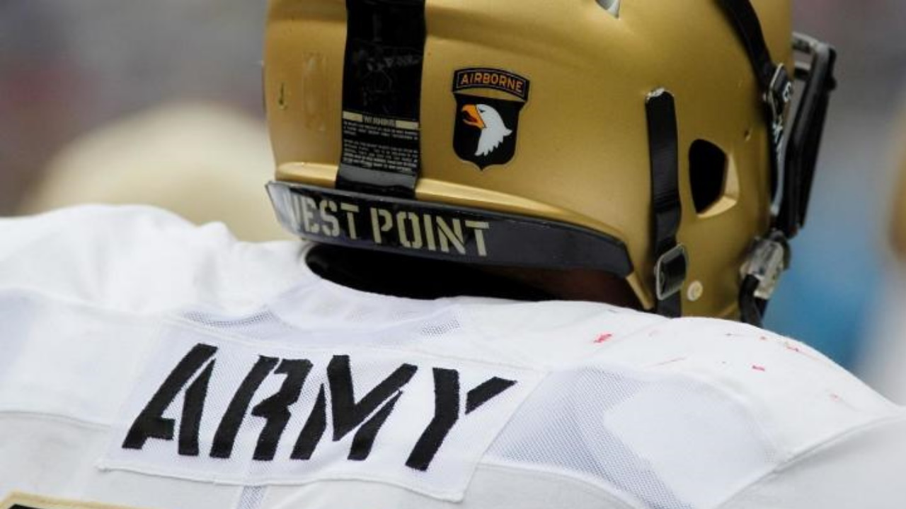 Ouch! Army player nearly knocks out coach with headbutt while still ...