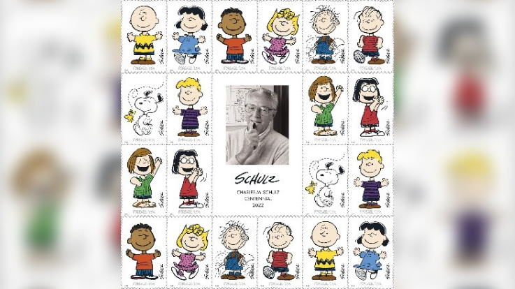 USPS celebrates centennial ‘Peanuts’ creator Charles M. Schulz’s birth ...